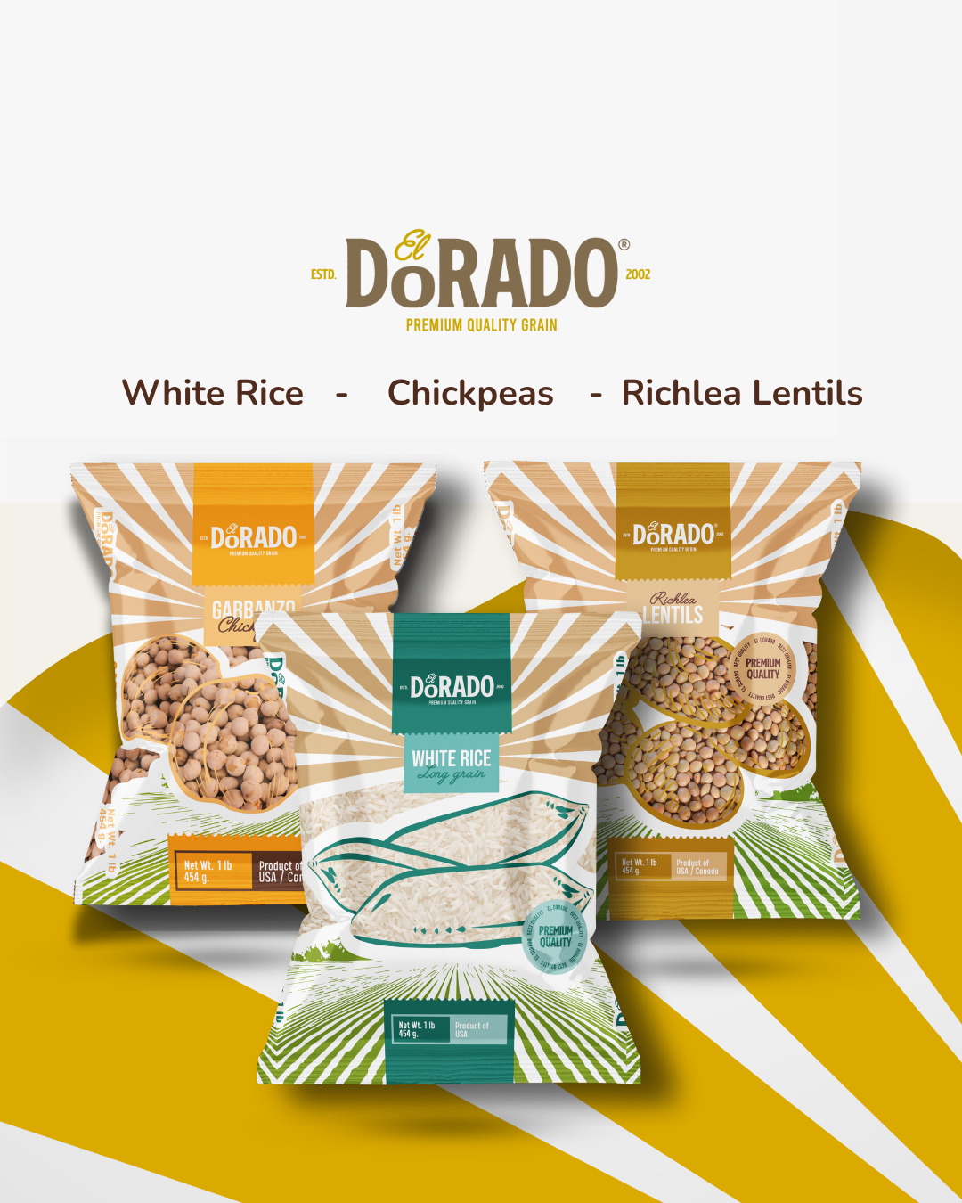 El Dorado – Hearty Grains & Legumes Pack | White Rice, Chickpeas & Ric ...